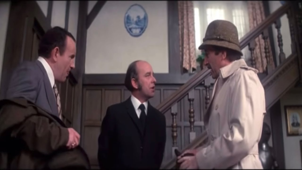 Peter Sellers - Chief Inspector Clouseau Interrogates Staff (Full Scene ...