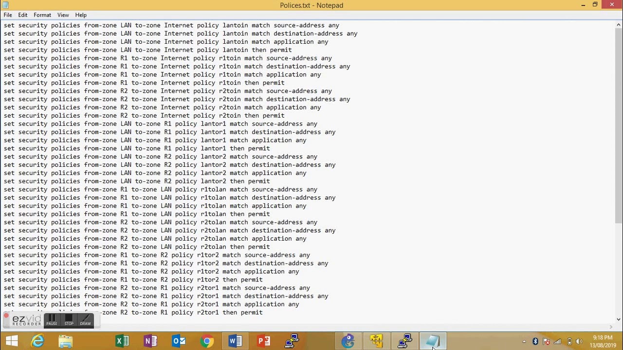 Juniper vSRX Configuration with 2 Cisco Routers on GNS3. - YouTube