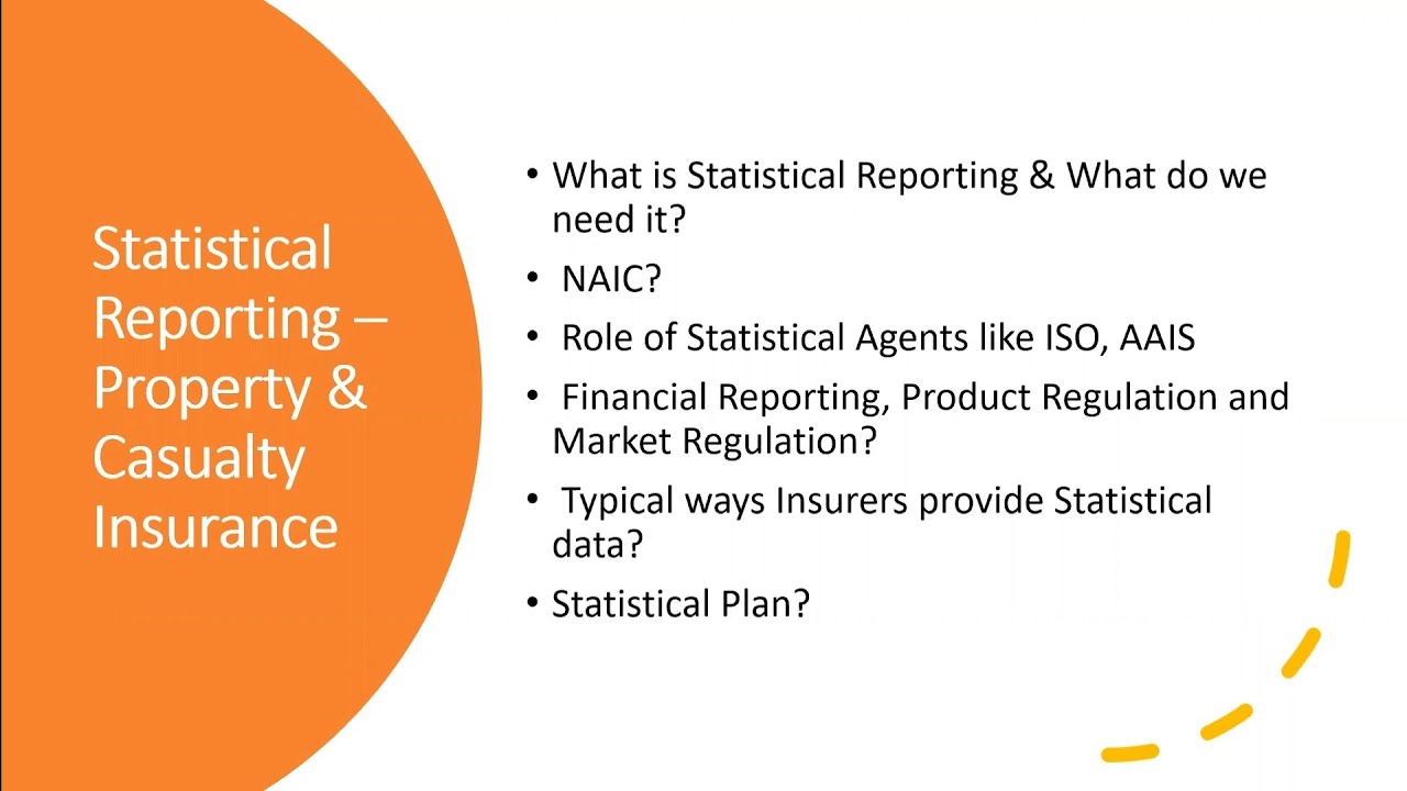 Statistical Reporting - Property & Casualty Insurance - YouTube