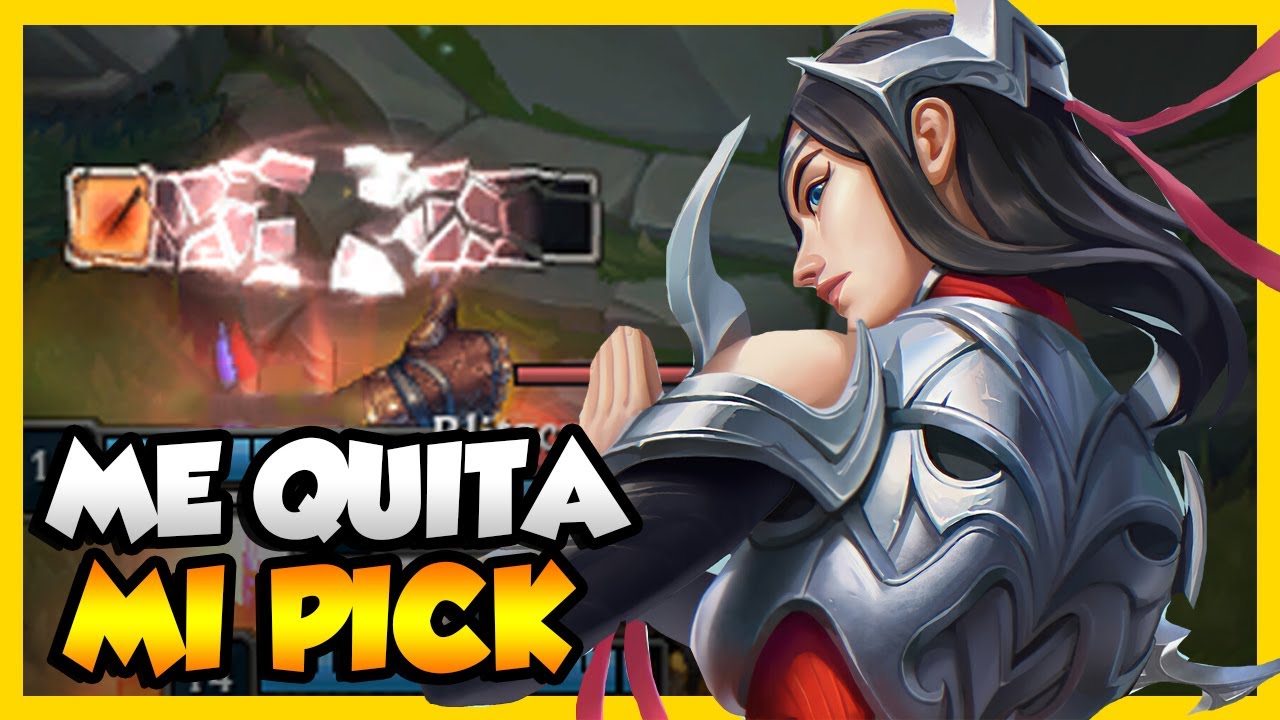 😔 ME QUITA MI PICK Y YO LE QUITO LAS GANAS DE JUGAR LOL 😔 | LEAGUE OF ...