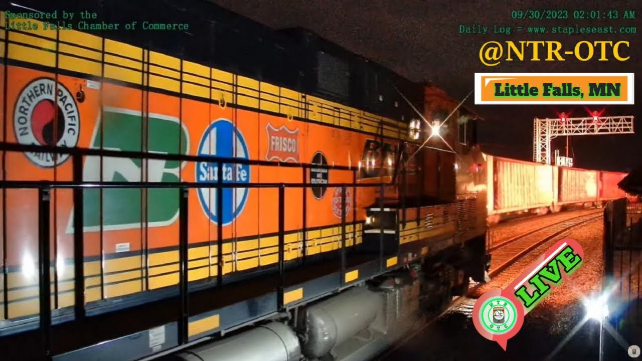 Little Falls, MN PTZ Cam LIVE NOW | BNSF Staples Sub | Northern ...