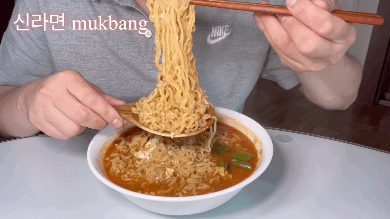 신라면 파송송 계란탁 먹방 | korean noodles ramen kimchi Mukbang eating show asmr ...