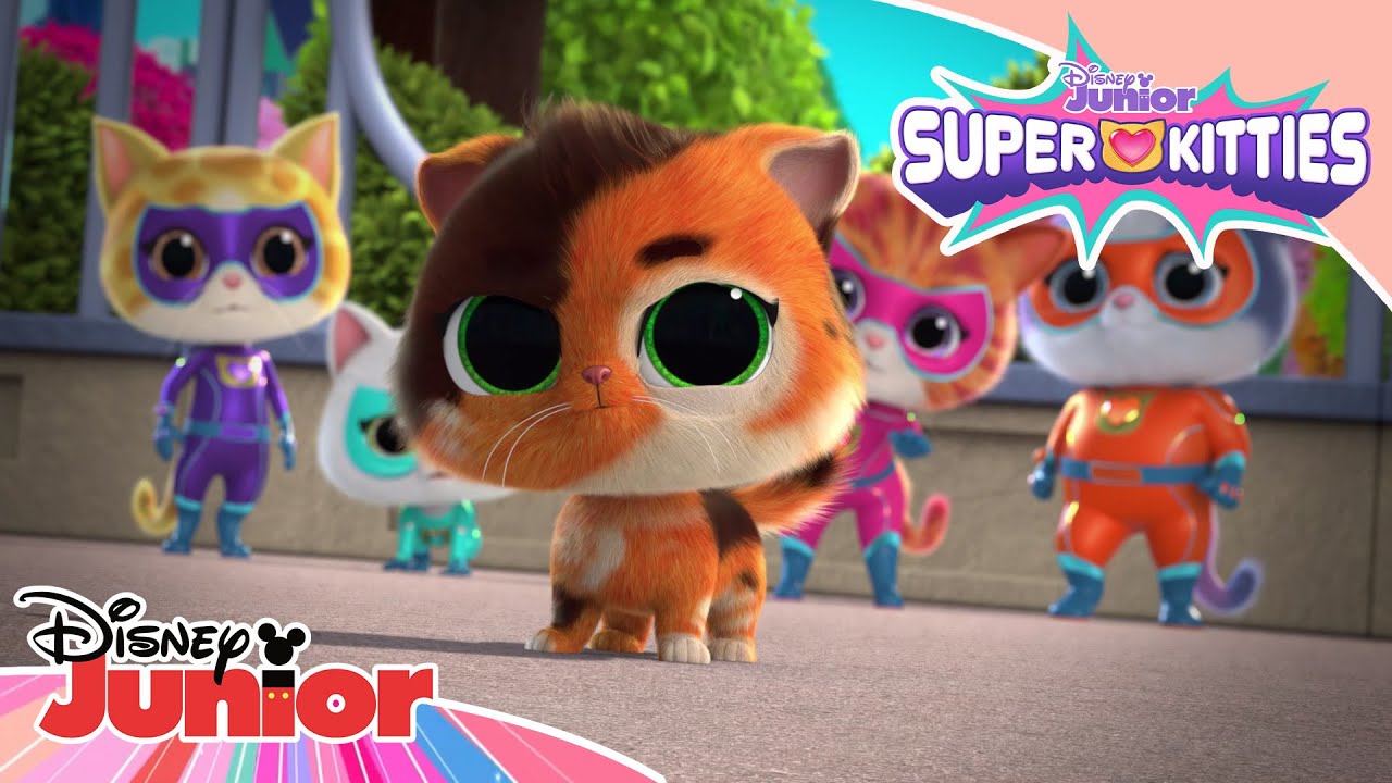 Pickles the Super-Fan | SuperKitties ⭐ | Disney Junior MENA - YouTube
