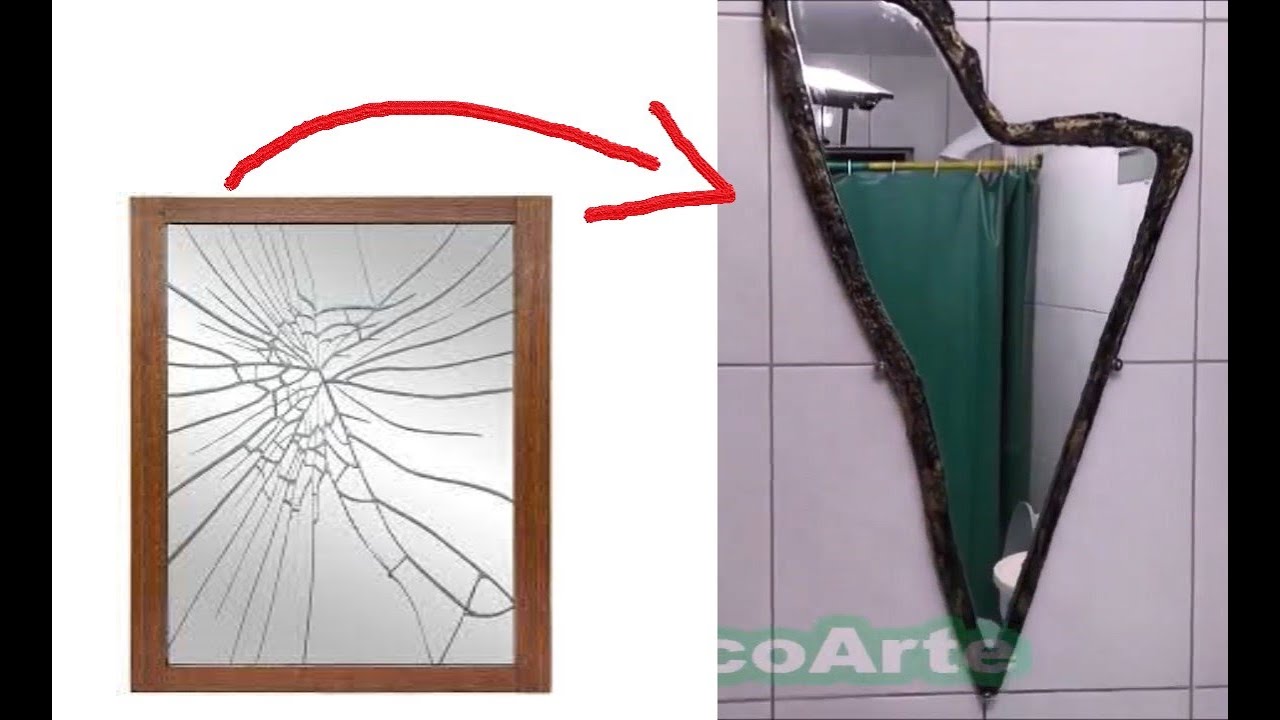 VIDRO ESPELHO QUEBRADO O QUE FAZER? E AGORA O QUE É QUE VOU FAZER ...
