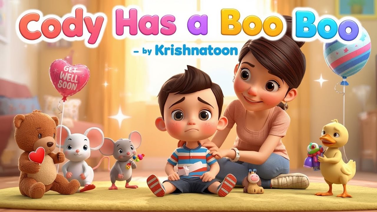 Cody has a boo boo song | sing along | Rhyme for Kids | nursery rhyme ...