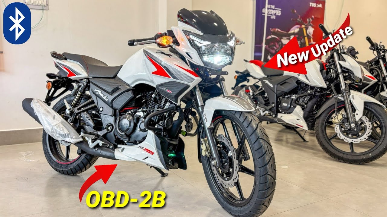 2025 TVS Apache RTR 160 2V OBD-2B Model Full Review | New Update, Price ...