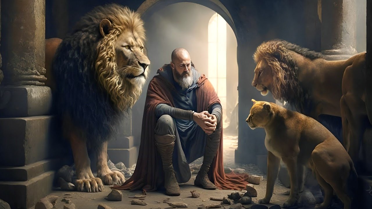 Dios salva a Daniel en el foso de los leones - YouTube