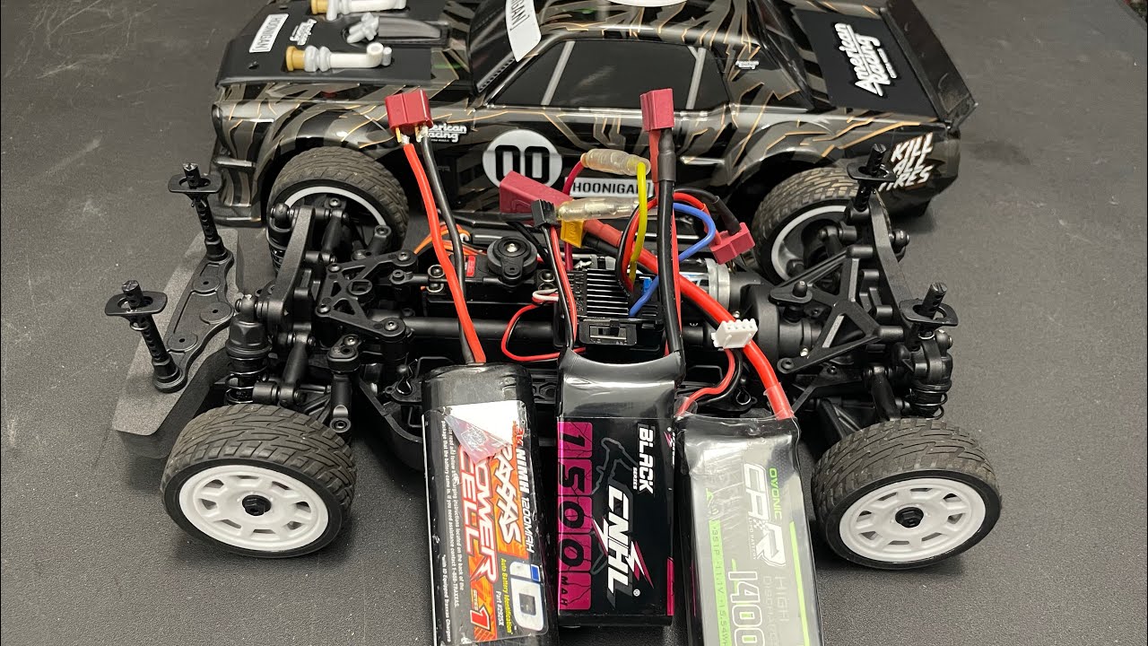 Team Associated Reflex RTR 14R battery options #cnhllipo #OVONIC - YouTube