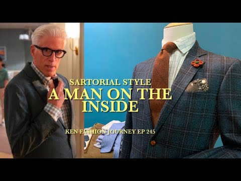 Sartorial Style: A Man On The Inside Ted Danson - YouTube