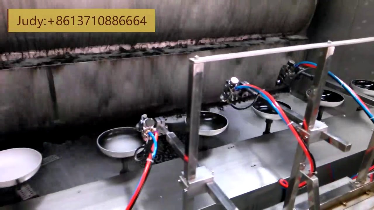 How to make aluminum frypan and pots----spraying system - YouTube