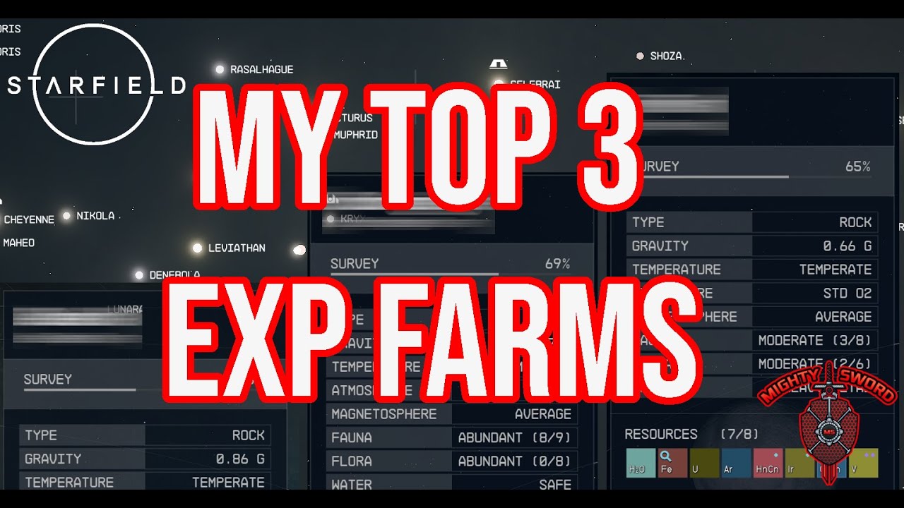 Starfield EXP Farming: My top 3 favorite spots for quick and efficient ...