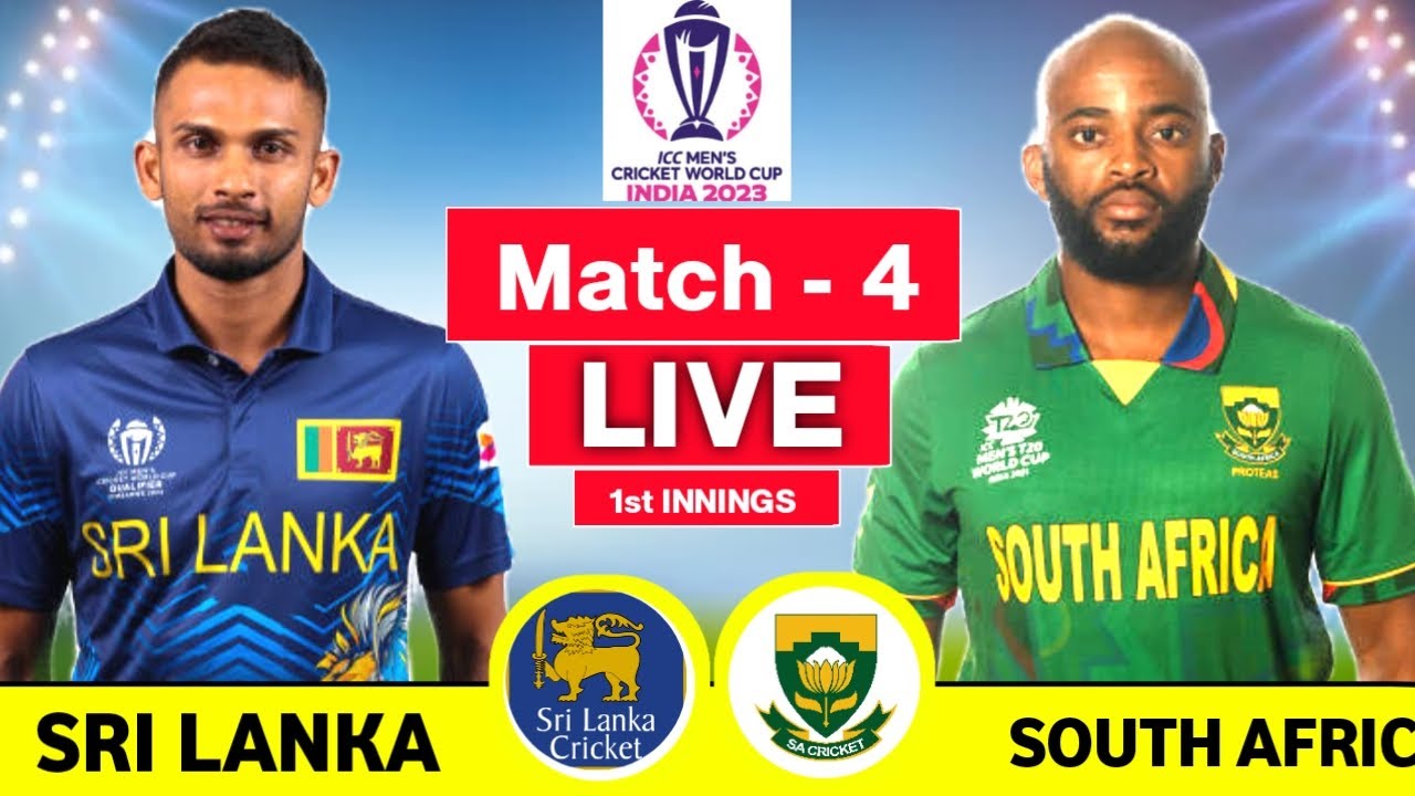 LIVE: South Africa vs Sri Lanka 4th Match Live |SL vs RSA World Cup ...