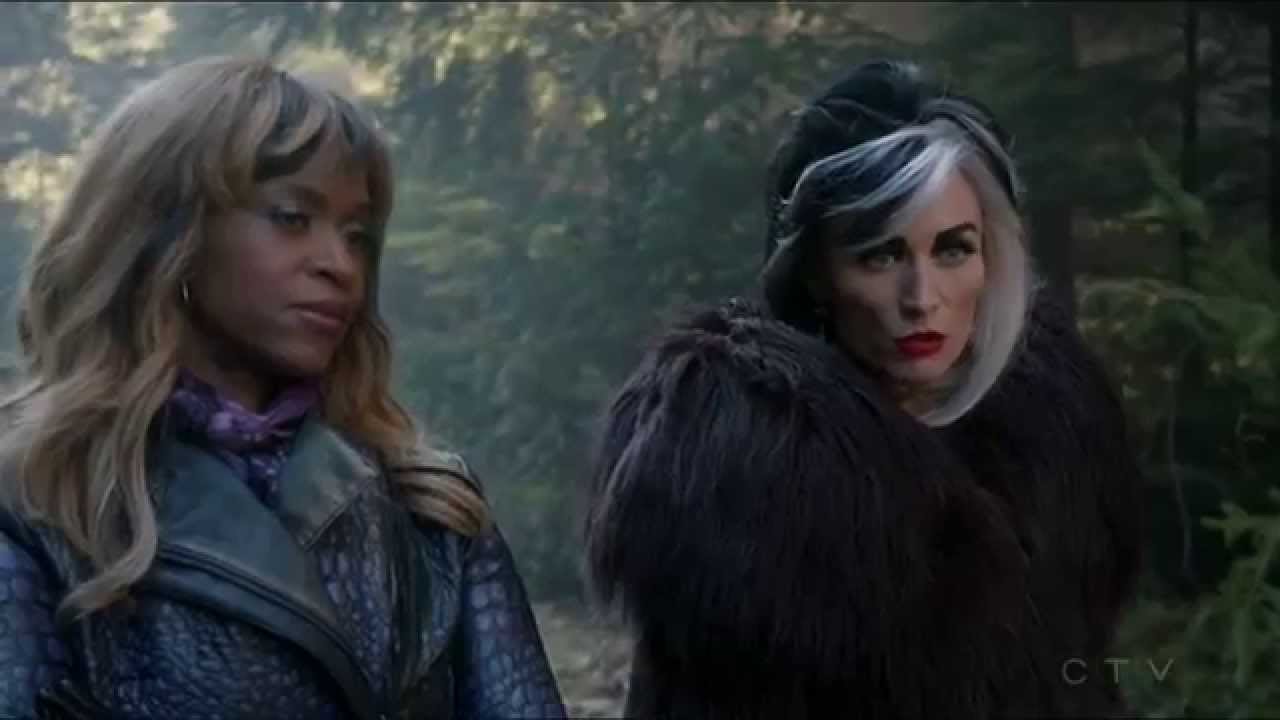 OUAT 4x12 | Rumple, Cruella, and Ursula Near the Townline - YouTube