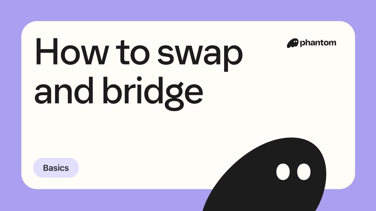How to swap and bridge in Phantom - YouTube