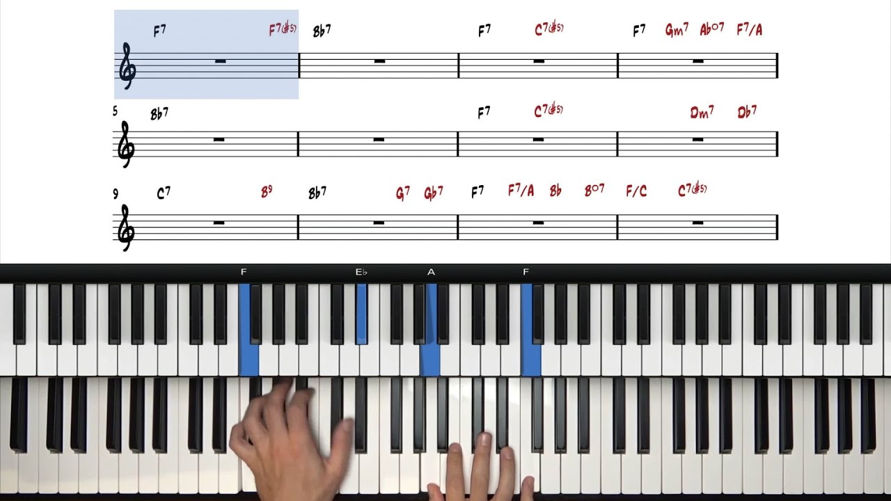 12 Bar Blues Piano Lesson From Novice To Pro YouTube 12 Bar Blues Piano Lesson From Novice To Pro YouTube