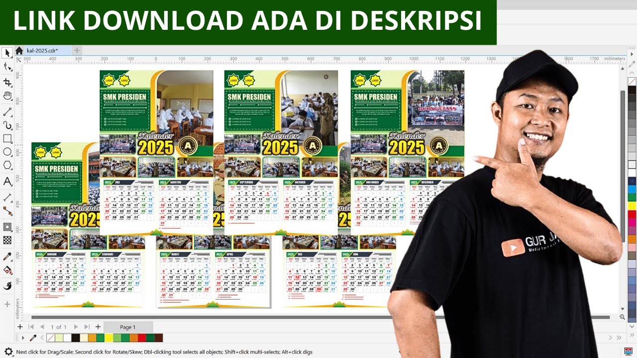 Desain Kalender Sekolah 2025 - YouTube