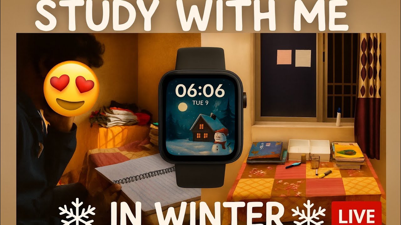 2️⃣ Winter Night Study LIVE ️📚 | Focus With Me for Exams - YouTube