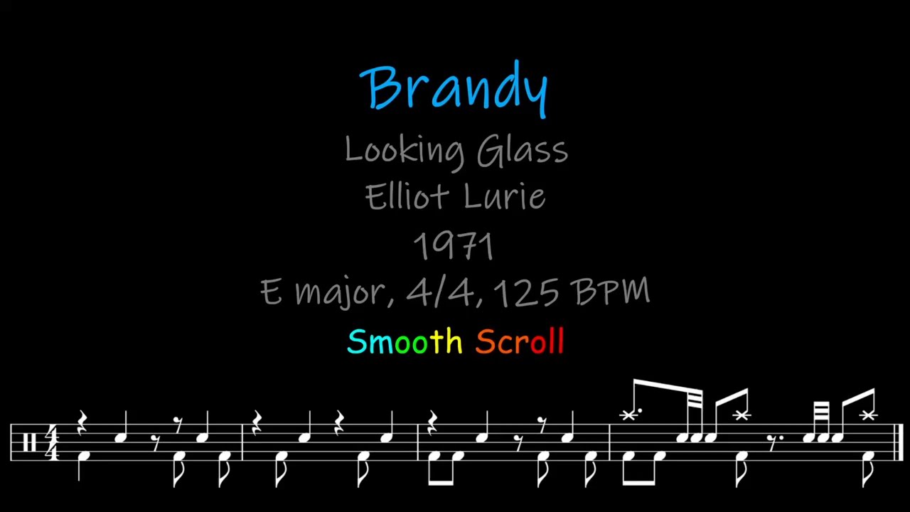 Brandy, Chords, Lyrics and Timing - YouTube