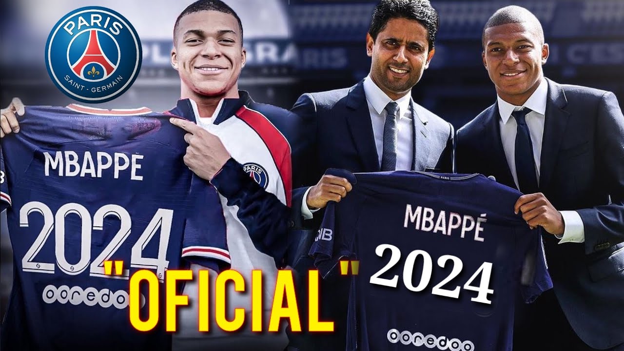 MBAPPÉ ANUNCIA QUE FICA NO PSG "OFICIAL" - YouTube