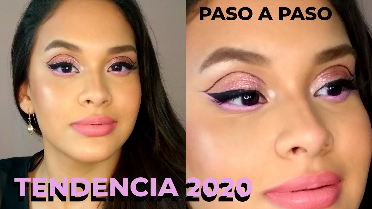 DELINEADO GRAFICO . TUTORIAL DE MAQUILLAJE COMPLETO- TENDENCIA 2020 ...