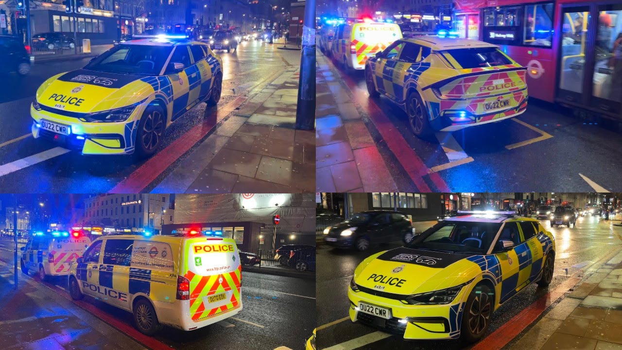 -ON SCENE- Incident at Kings Cross Station (KIA EV6 BTP) - YouTube