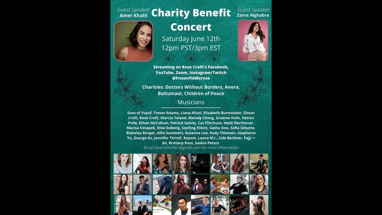 CHARITY BENEFIT CONCERT - YouTube