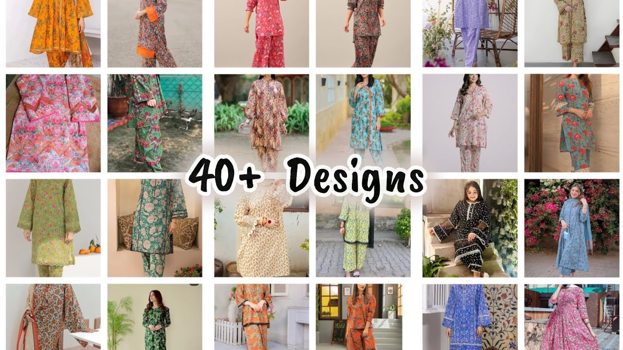 Same Print Summer Dress Designs 👗🥻💙 - YouTube