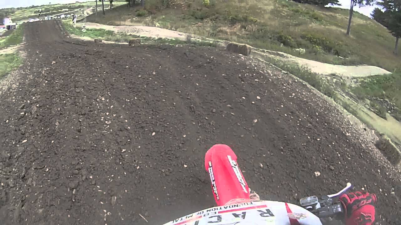 Broome-Tioga mx race win on a flat tire - YouTube