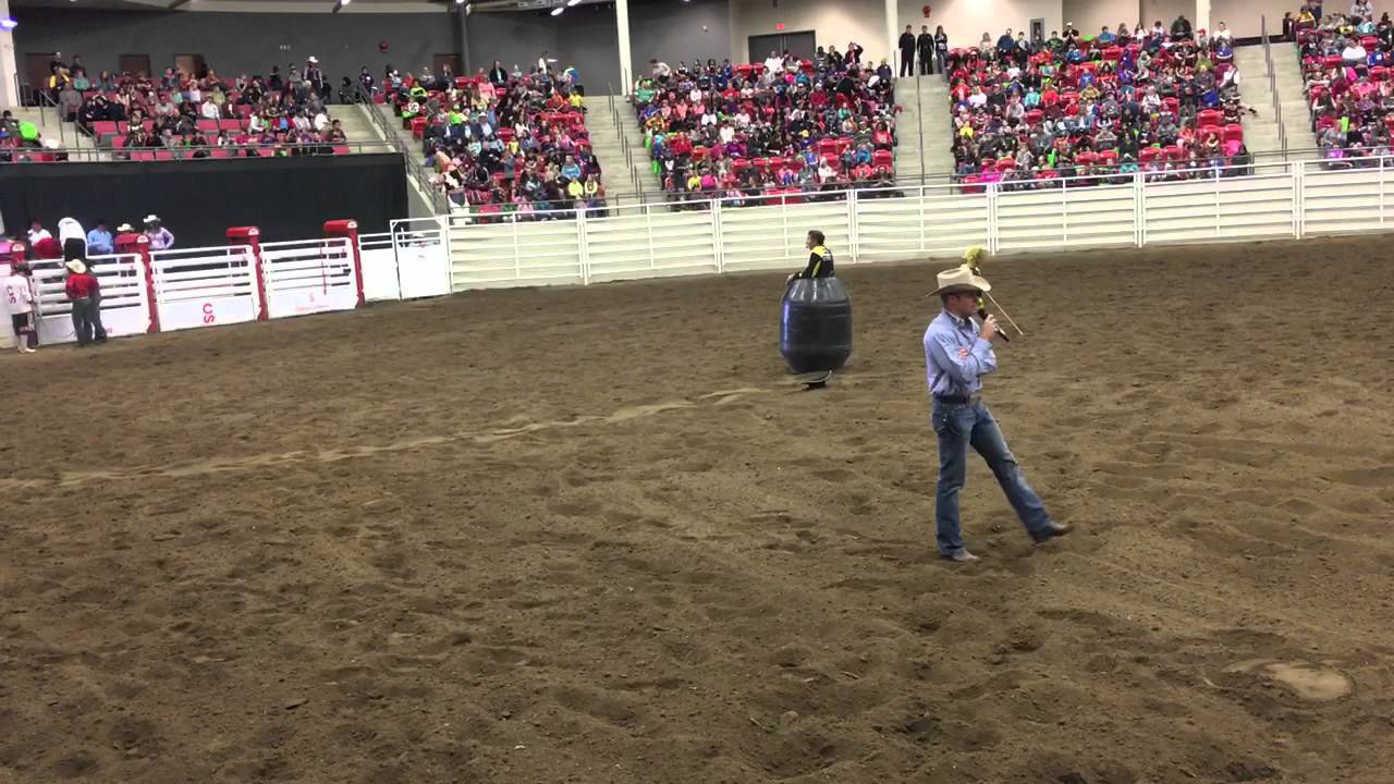 Bull Riding explanation Calgary Stampede Aggie Days April07,2016 - YouTube