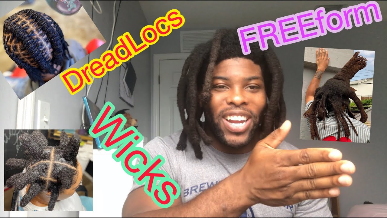 what is the DIFFERENCE between DREADLOCS/ WICKS/ FREEFORM - YouTube