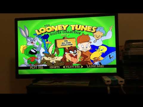 Looney tunes golden collection vol 1 disc 4 dvd opening and menu ...