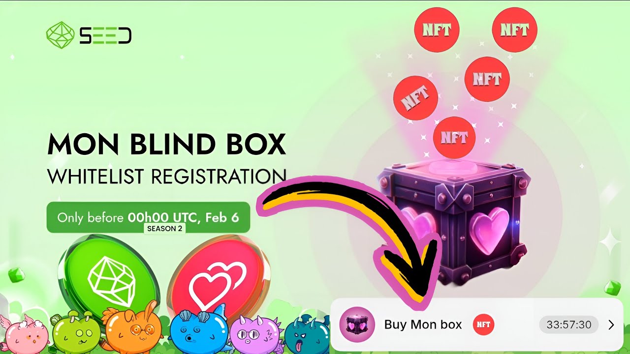 Seed Airdrop Mon Blind Box || Seed Ñft box || Seed Airdrop listing date ...
