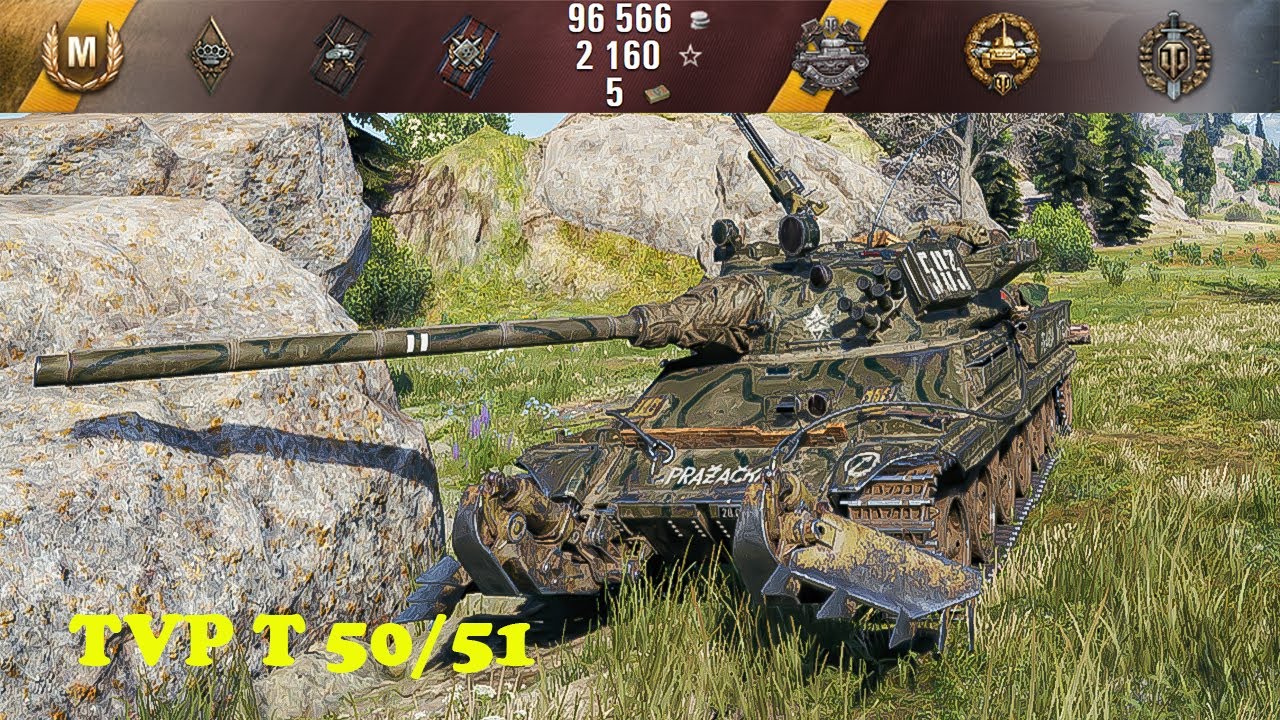 TVP T 50/51 - World of Tanks UZ Gaming - YouTube