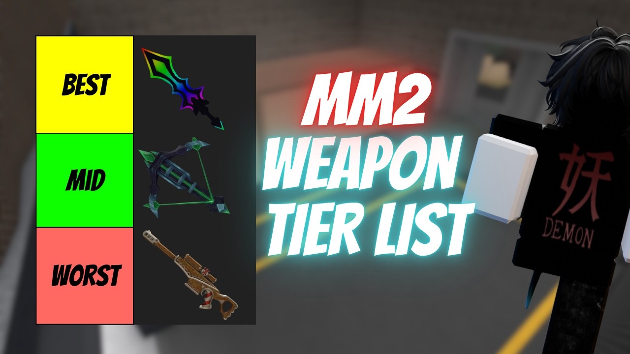 I Ranked EVERY MM2 Weapon from WORST to BEST! - YouTube