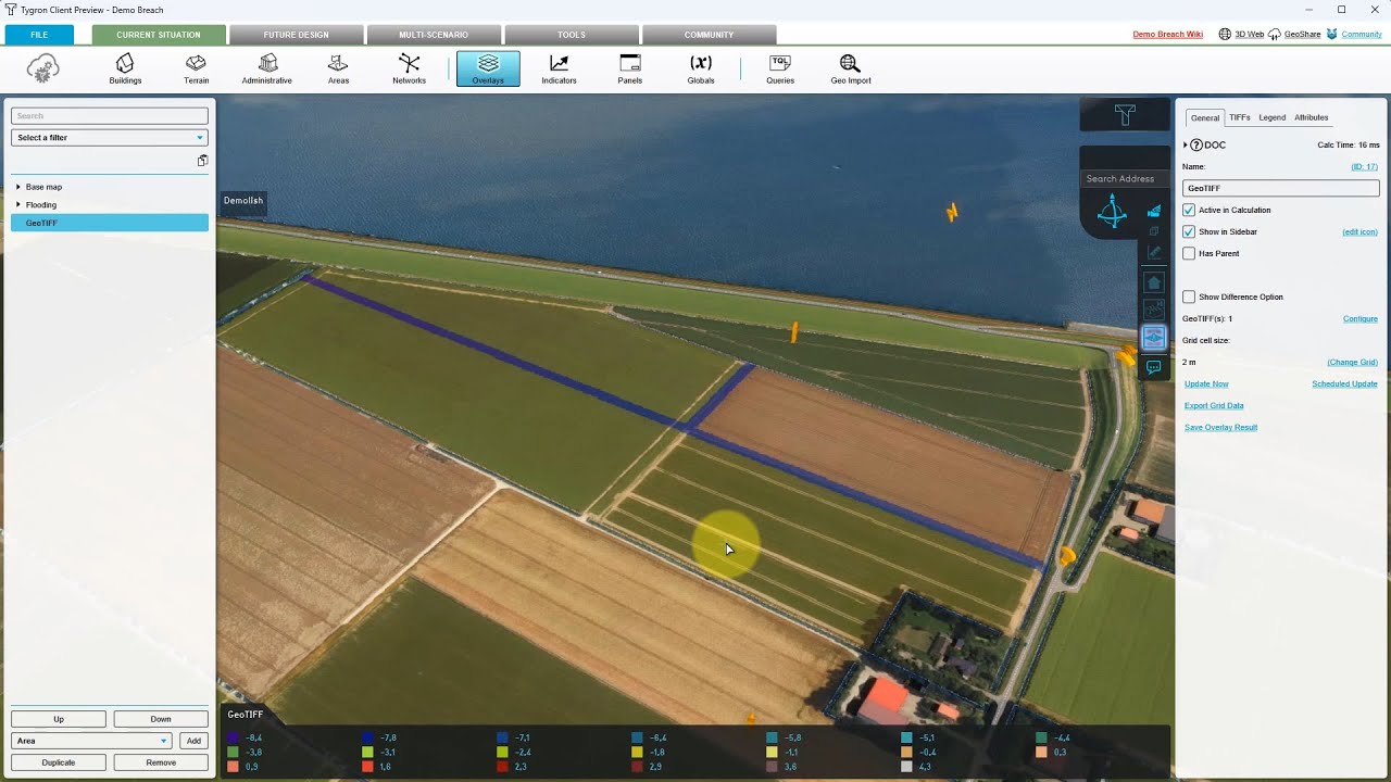 How to import a GeoTIFF of waterway depths - YouTube