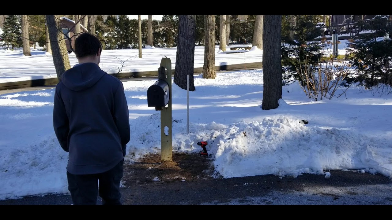 Plow Proof Mailbox - YouTube