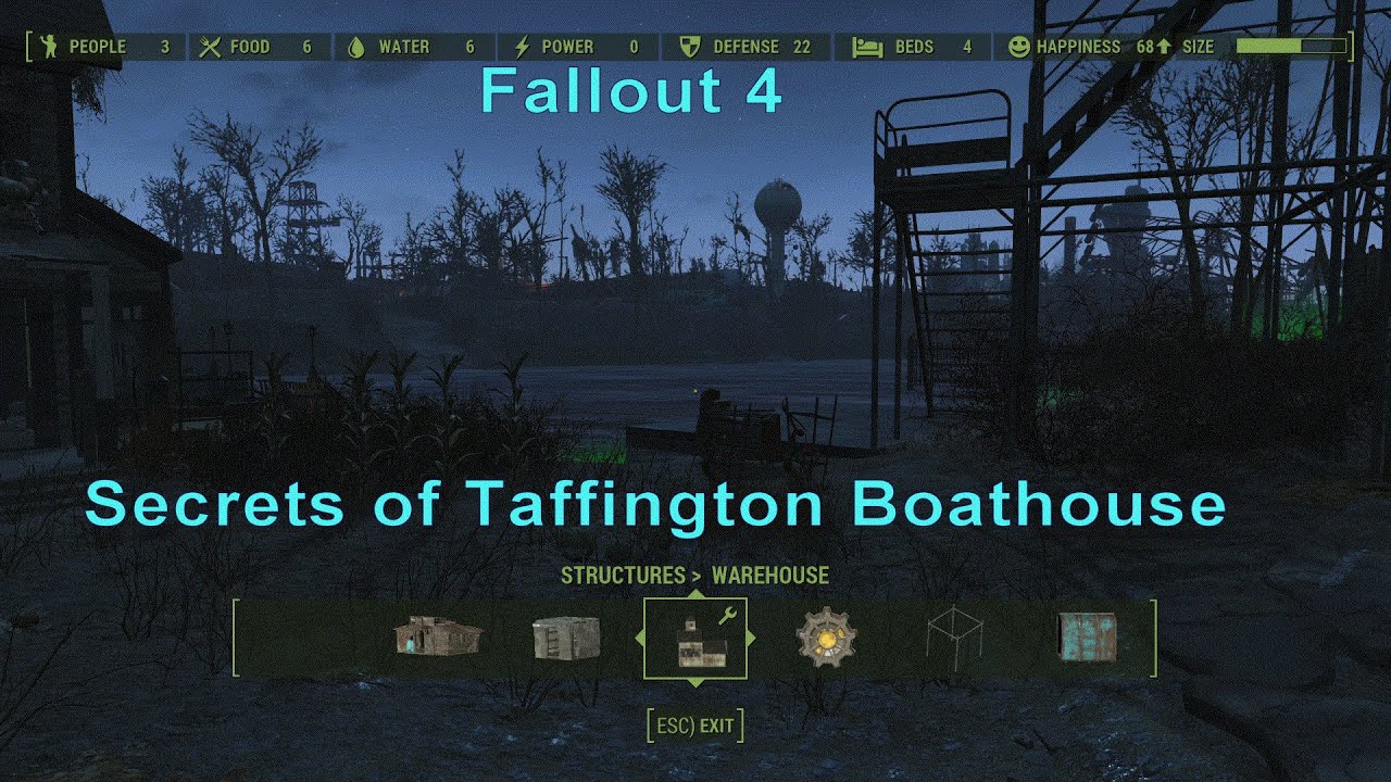 Fallout 4 Secrets of Taffington Boathouse - YouTube