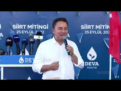 Ali Babacan: Türkçe-Arapça-Kürtce konuşuyor (Siirt Mitingi)