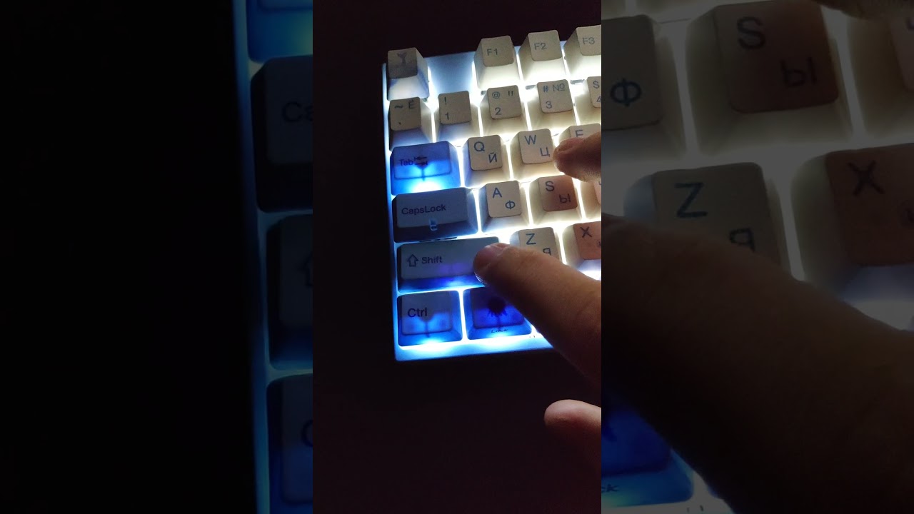 How to press lshift on varmilo va87m - YouTube