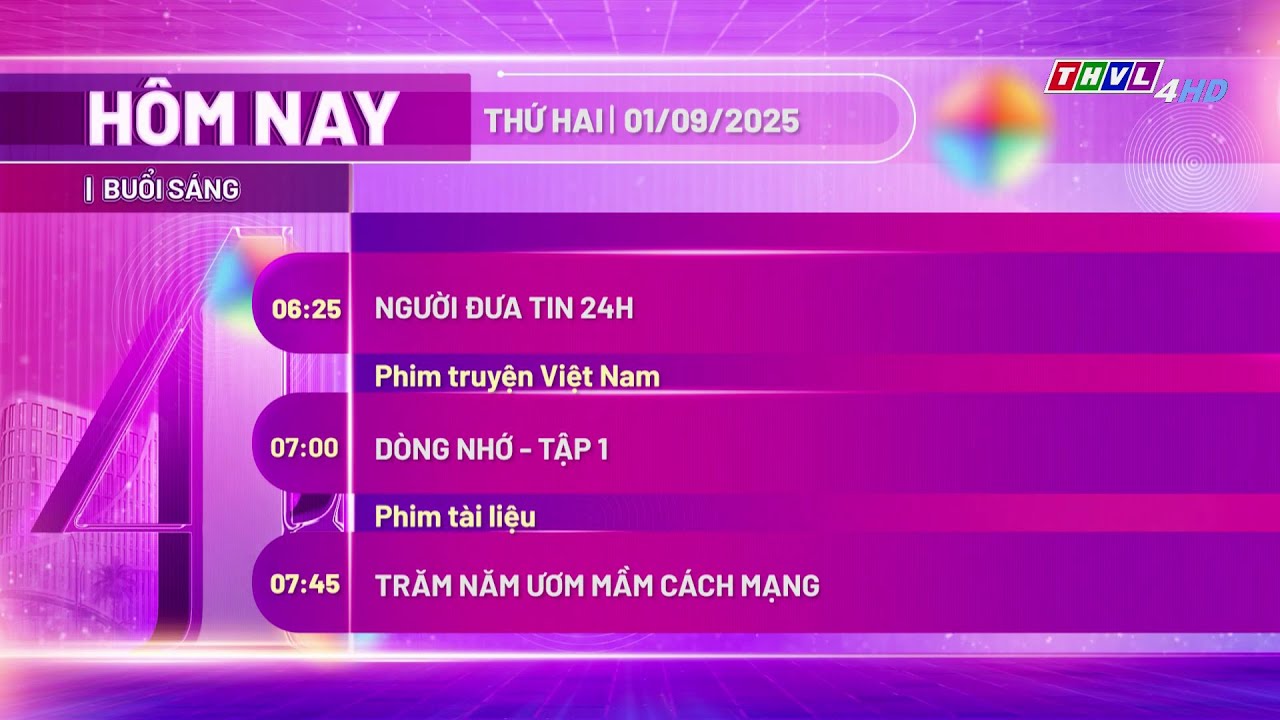 THVL4 - ident, GTCT trong ngày 1.9.2025 - YouTube