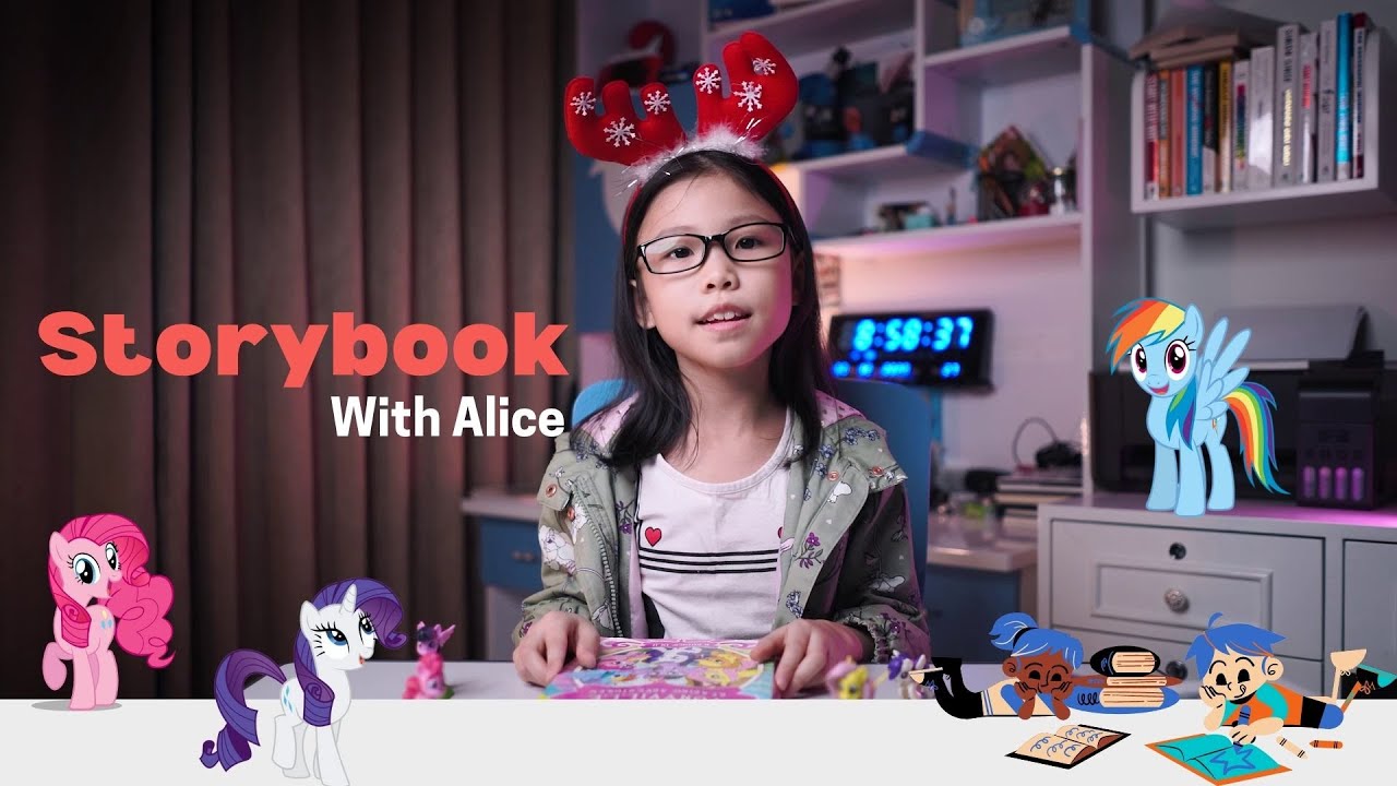 Alice talks about her storybook - YouTube