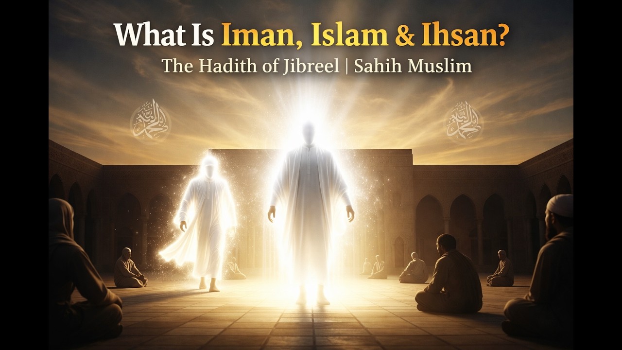 What Is Iman, Islam & Ihsan? | Hadith Jibreel | Sahih Muslim - YouTube
