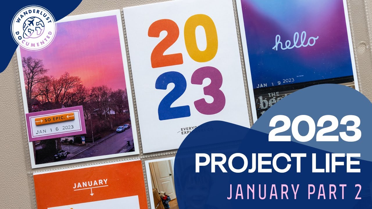 2023 Project Life :: January Part 2 - YouTube