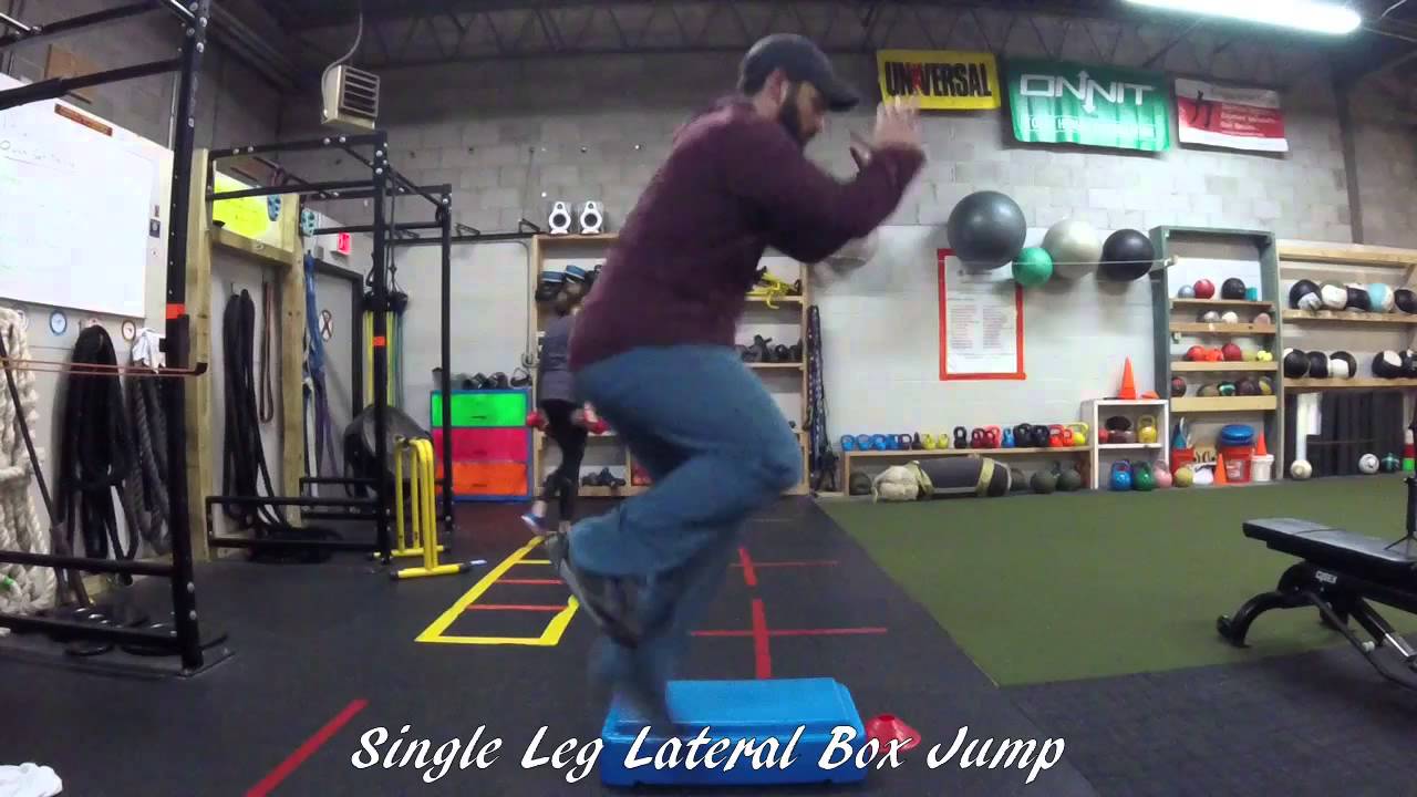 Single Leg Lateral Box Jump - YouTube
