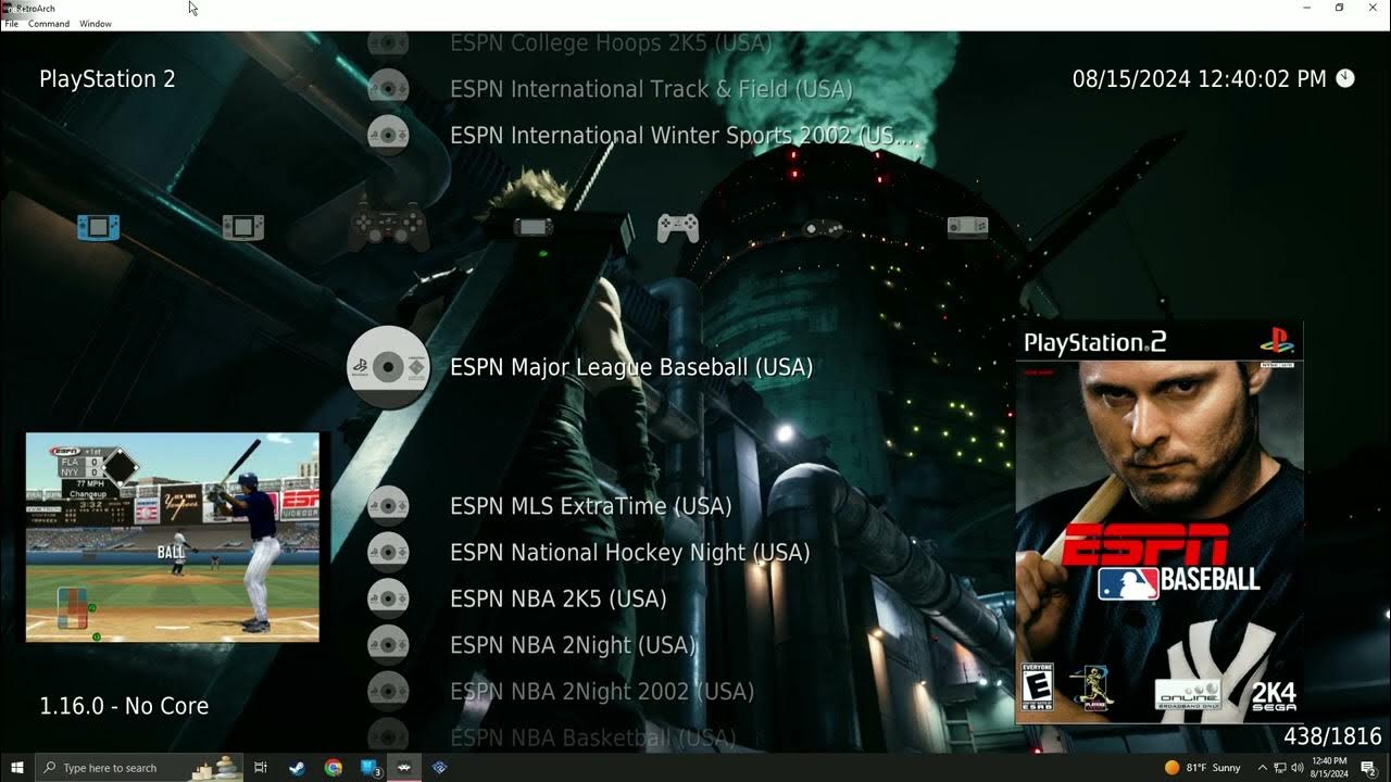 Complete PlayStation 2 Library on Retroarch - YouTube