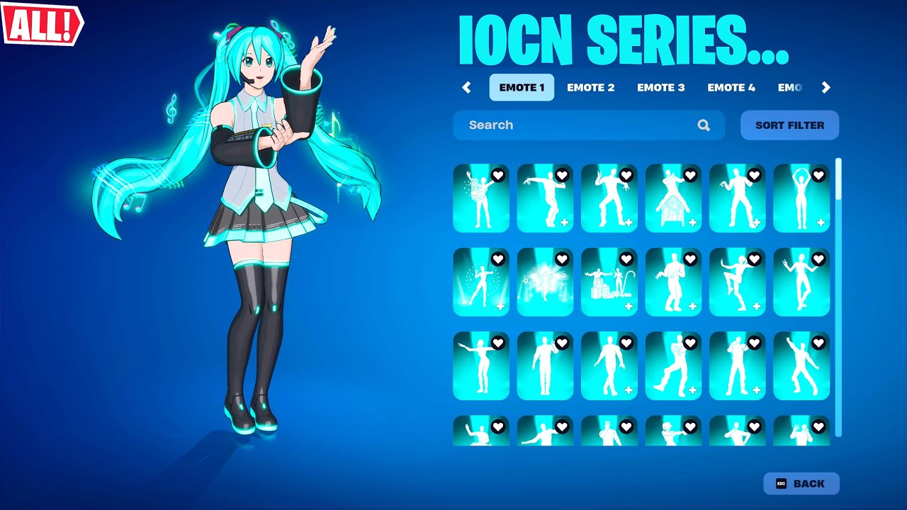 ALL ICON SERIES DANCES & [NEW] EMOTES IN FORTNITE [All Viral Dances ...