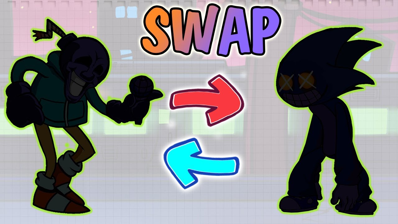 Whitty + Majin SONIC FNF Swapping Drawing Speedpaint - YouTube