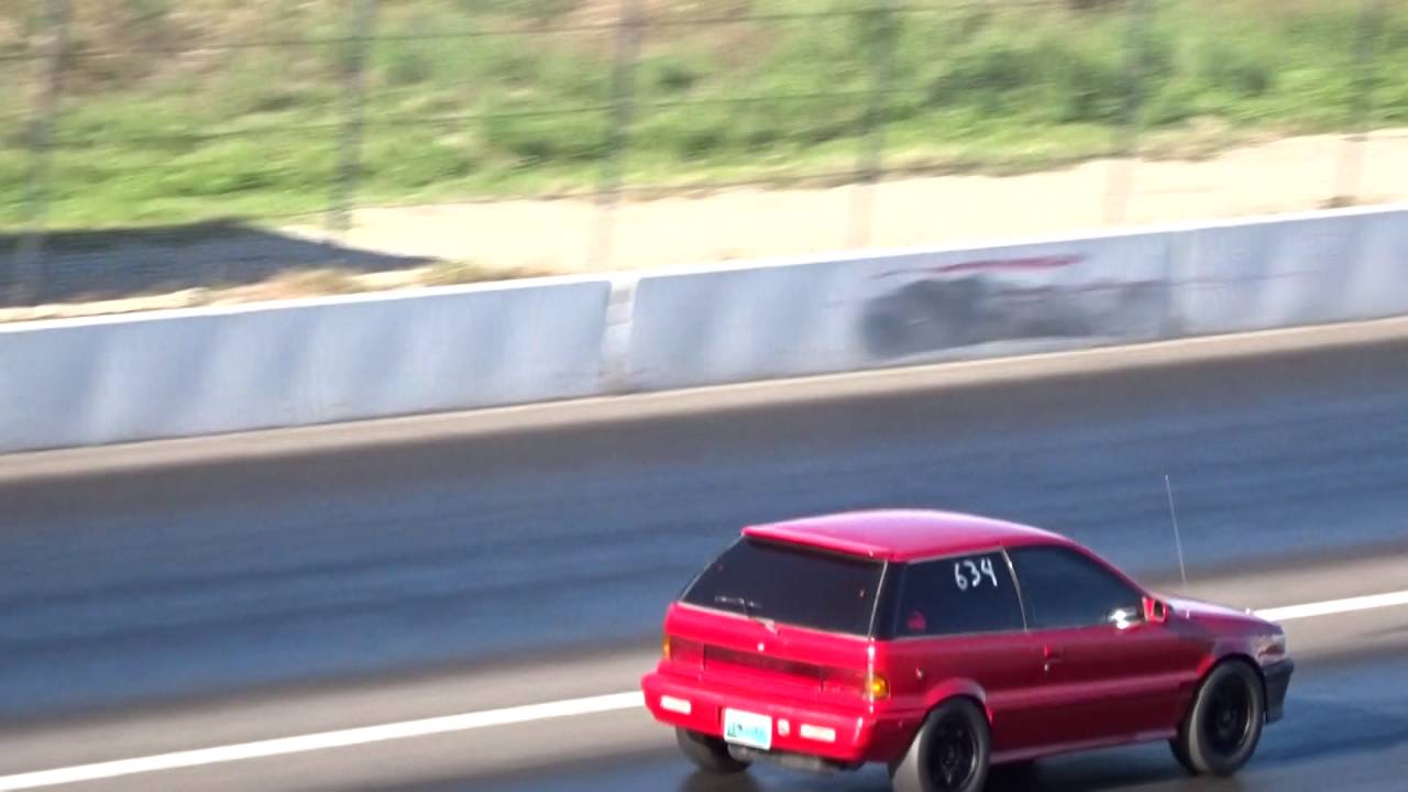 89 Plymouth Colt GT AWD 6262 10.93@129 - YouTube