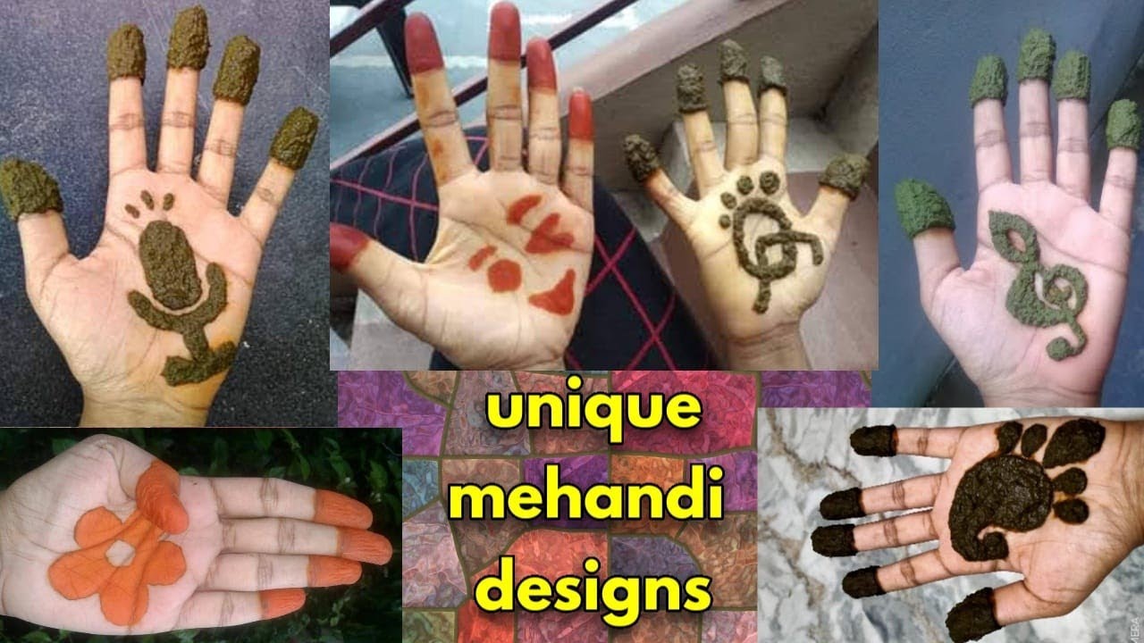 mehandi designs || simple and unique mehandi designs|| natural mehandi ...