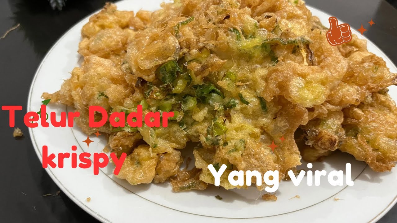 Masak Telur Dadar kribo krispy kresss kress‼️Cara Buatnya Mudah || Buat ...